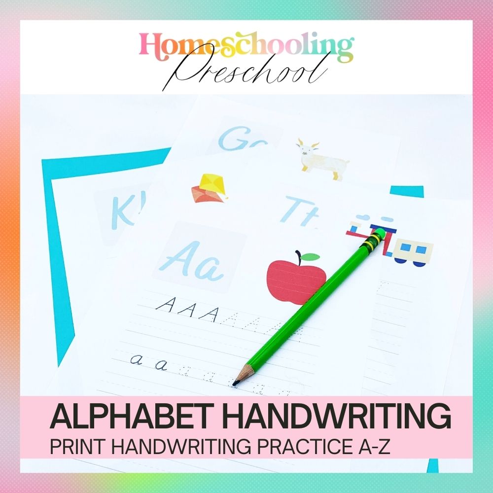 Alphabet Handwriting Practice – The Sweet Dahlia