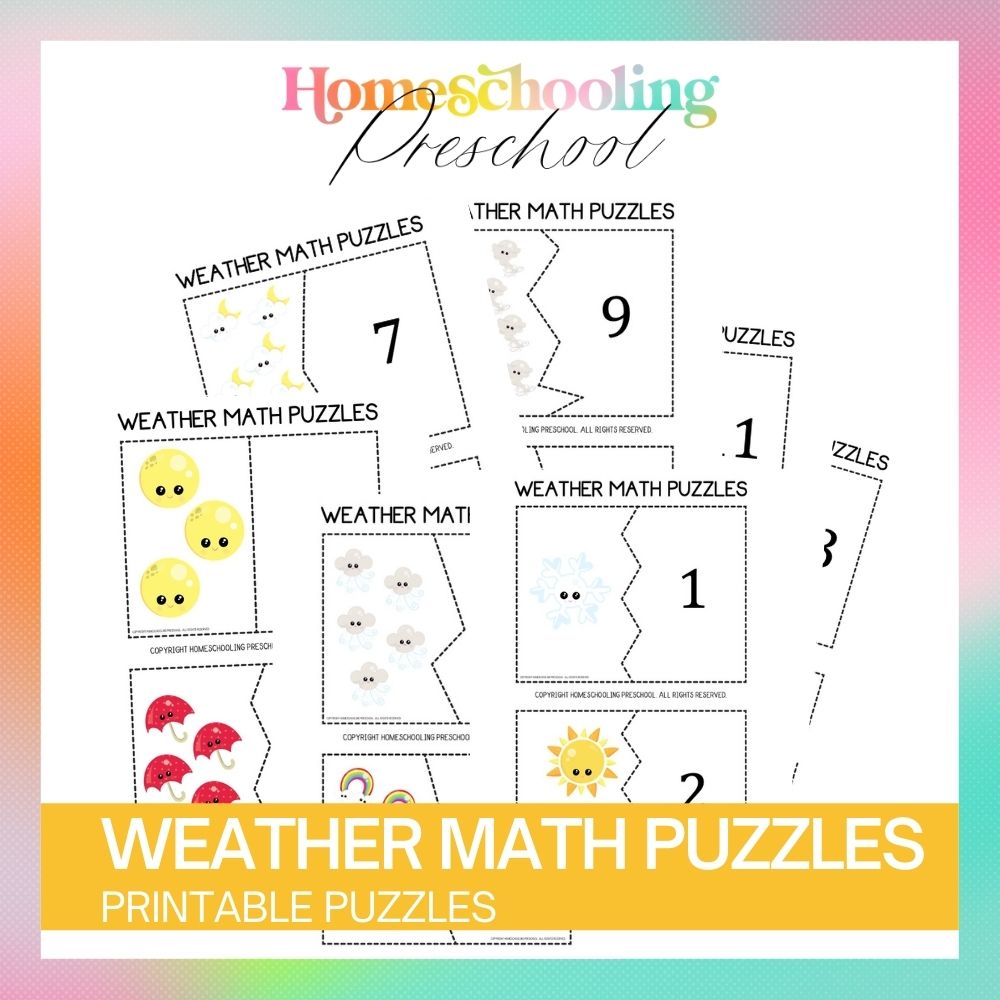 Weather Math Puzzles – The Sweet Dahlia